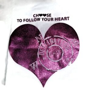 Choosey Chicks | Tops | Choosey Chicks Choose To Follow Your Heart ...